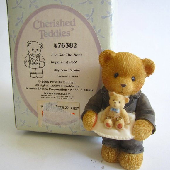 Cherished Teddies | Other | Cherished Teddies Important Job Bear ...